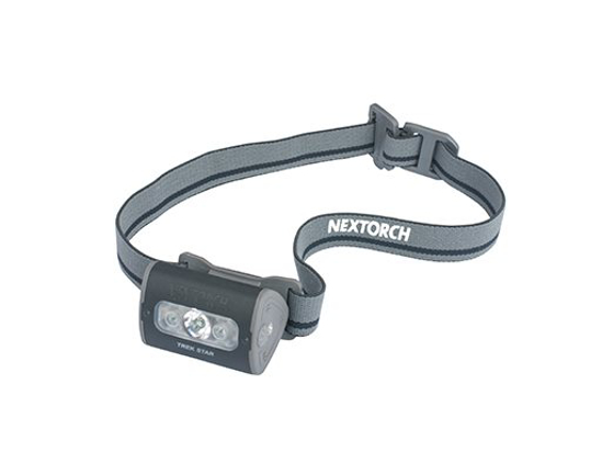 GBI Dick Smits | HOOFDLAMP, NEXTORCH, 1*WIT+3*ROODLED, ZWART, DOOS